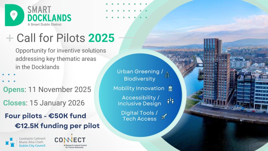 Smart Docklands Call for Pilots 2025: Call Now Open - smartdocklands